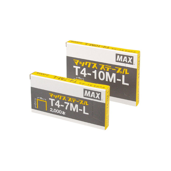 MAX ステープル T4-10M-L 2000本入 — シザいもん